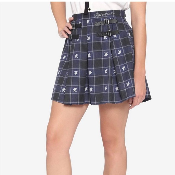 Warner Bros. | Skirts | Harry Potter Ravenclaw Plaid Pleated Skirt ...